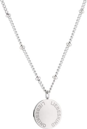 Liebeskind Berlin Halskette mit Logoanhänger aus Edelstahl LJ-0582-N-46