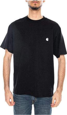 Carhartt Work in Progress Homme, Tops, Noir, Taille: XL S/S Madison T-Shirt