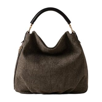 Borbonese Femme, Sacs, Gris, Taille: ONE Size Sacs &agrave; main