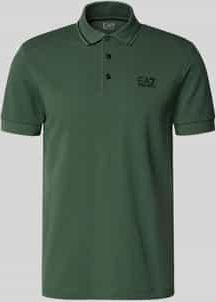 Emporio Armani Regular Fit Poloshirt mit Logo-Print