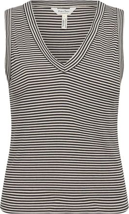 Part Two Femme, Tops, Multicolore, Taille: 38 FR Haut en Chêne Français et Rayures Marine