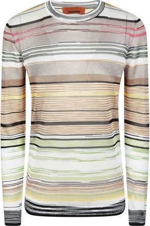 Missoni Pull Col Rond - Multicolore