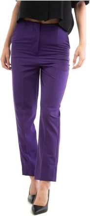 Patrizia Pepe Femme, Pantalons, Violet, Taille: 38 FR Violet Pantalons