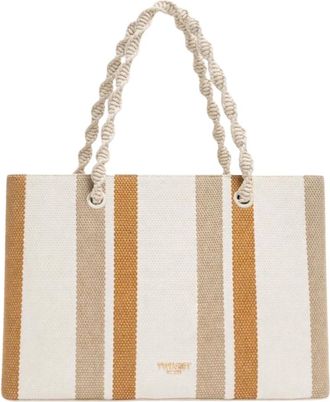 Twinset Femme, Sacs, Beige, Taille: ONE Size Tote Bag