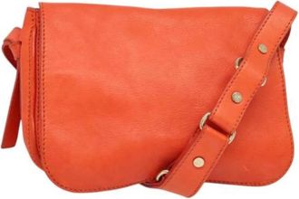 Celine Pre-owned Cuir sacs-celine - Femme - Pre-owned - Orange - Taille: ONE Size