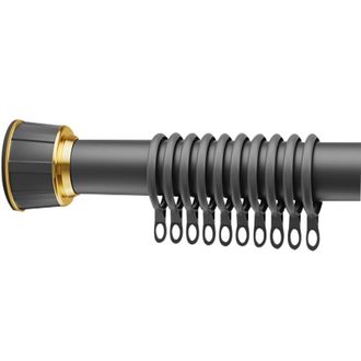 Generic Teleskopstange Gardinenstange Verstellbare Duschvorhang Spannstange Ohne Bohren f&uuml;r Fenster Kleiderschrank Einfache Installation(Gray,0.4-0.550m)