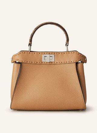 Fendi Handtasche Peekaboo Mini braun