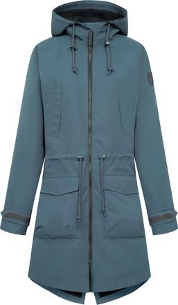 Derbe Regenjacke Phoeby Dog Damen Blau Hundejacke 44 | Jacke für Frauchen| Gassi Gehen | Regenmantel | Warm