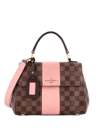 Louis Vuitton Bond Street Handbag Damier with Leather BB satchel - Marron