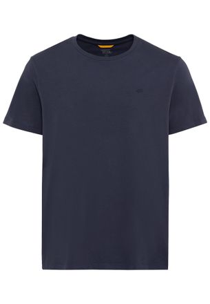 Camel Active T-Shirt CAMEL ACTIVE, Herren, Gr. 4XL, night blau, Jersey, Obermaterial: 100% Baumwolle, regular fit normal, Rundhals, Shirts T-Shirt, mit Rundhalsaus