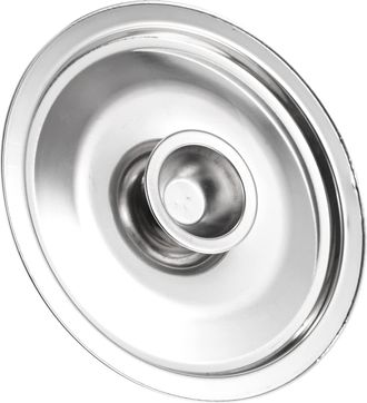 Amosfun Edelstahltopfdeckel Universaldeckel Für Kleine Pfannen Und Töpfe Mit Überlaufschutz Für Gewürzbehälter Und Kochen