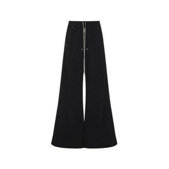 Rick Owens Homme, Pantalons, Noir, Taille: S Pantaloni Geth Belas