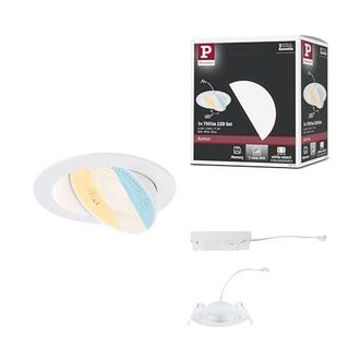 Paulmann 92253 EBL Set Aumus schwenkbar 3-Stepdim LED 1x750lm 2700-6500K 5W 230V Weiss matt