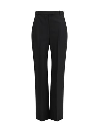 Alexander McQueen Womens Trousers Black Cotton