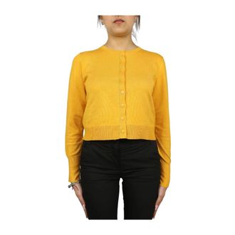 Marella Stilvolle Strickjacke - - Knitwear - Damen - Gelb - S