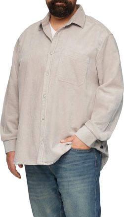 s.Oliver Regular Fit: Cordhemd mit Brusttasche