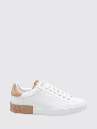 Dolce & Gabbana Baskets Portofino bicolores en cuir de veau avec logo