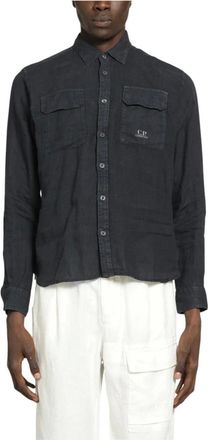 C.P. Company C.p. Company, Homme, Chemises, Bleu, Taille: XL Casual Shirt