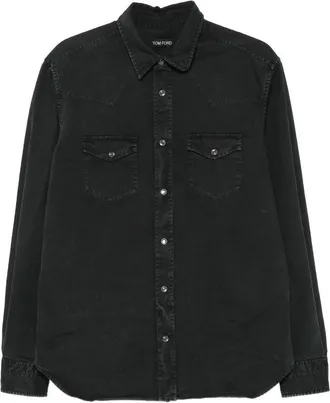 Tom Ford Long-sleeve Denim Shirt