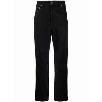 Golden Goose Schwarze Aw23 Gerades Jeans - - Jeans - Damen - Schwarzk - W24