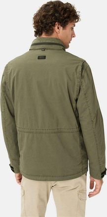 Camel Active Kurzjacke Blouson mit rollbarer Kapuze Langarm