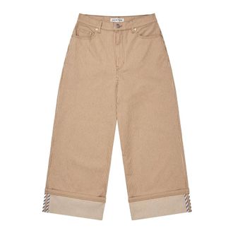 Munthe Laith Wide Hosen - - Trousers - Damen - Beige - 2XS