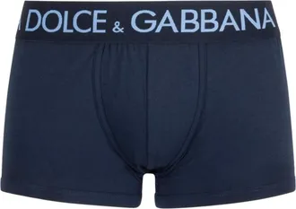 Dolce & Gabbana Homme, Sous-vêtements, Bleu, Taille: S Boxer en jersey stretch