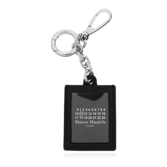 Maison Margiela unisex, Accessoires, Noir, Taille: ONE Size Logo Keyring