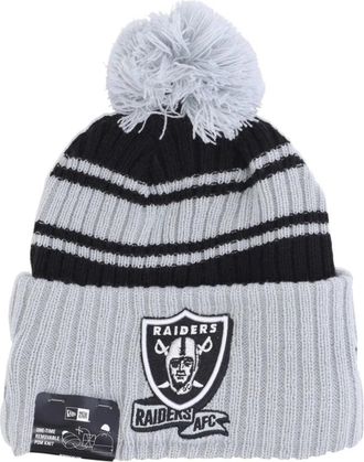 New Era NFL Pom Pom Beanie Hat Las Vegas Raiders - - Accessories - Herren - Mehrfarbig - ONE SIZE