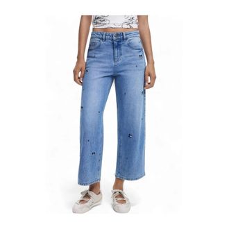 Desigual Damen Hellblaue Jeans Herbst/Winter - - Jeans - Damen - Blau - XS