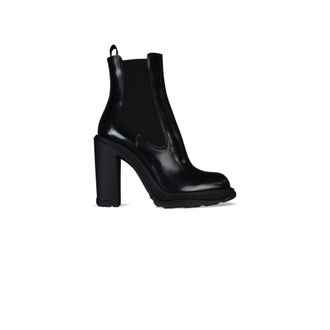 Alexander McQueen Tread Heeled Chelsea Boot - - Shoes - Damen - Schwarzk - 40 EU