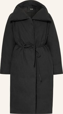 Eleh Eleh Mantel Piumino schwarz
