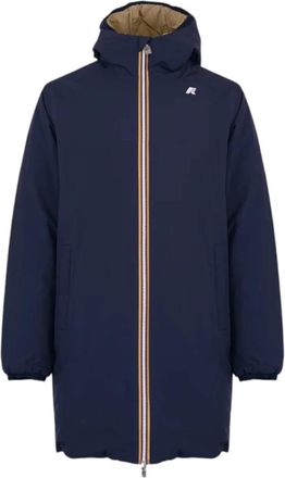 K-Way Jacob 3/4 Wendejacke - - Jackets - Herren - Blau - XL