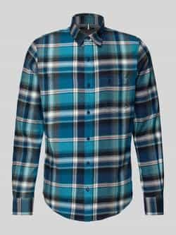 Lerros Regular Fit Freizeithemd mit Label-Stitching