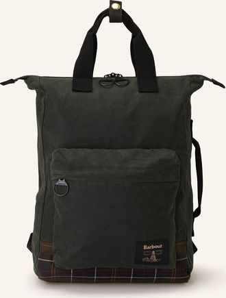 Barbour Rucksack Field Wax gruen