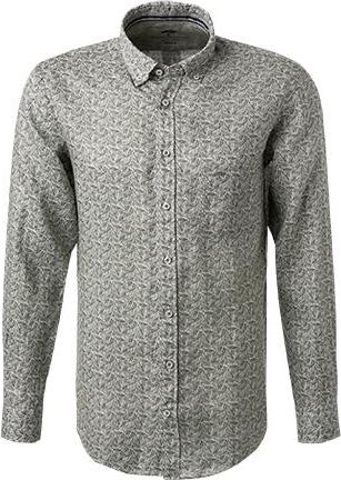 Fynch-Hatton Fynch-Hatton Herren Hemd grün Leinen