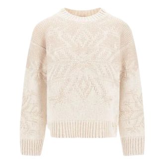 Herno Snowflake Vanise Pullover - - Knitwear - Damen - Beige - S