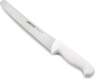 Arcos Konditormesser aus Nitrum-Edelstahl mit 250 mm Klinge - Ergonomischer Griff aus Polypropylen, Ideal zum Schneiden und Portionieren von Tortenb&ouml;den - W