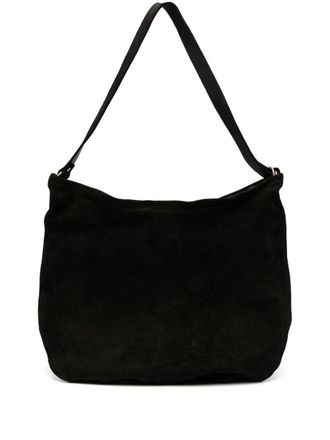 Guidi sac port&eacute; &eacute;paule en cuir - Noir