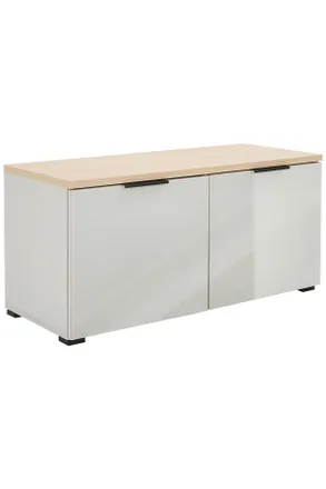 Voleo Garderobenbank, Eiche, Kaschmir, Metall, 1-Sitzer, 97x47x40 cm, Garderobe, Garderobenb&auml;nke, Garderobenb&auml;nke