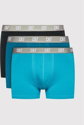 CR7 Cristiano Ronaldo Boxershorts-Set Basic Trunk 3-Pack 8100-49-2717 Blau