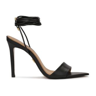 Kazar Schn&uuml;rsandalen mit spitz zulaufenden Zehen - - Shoes - Damen - Schwarzk - 36 EU