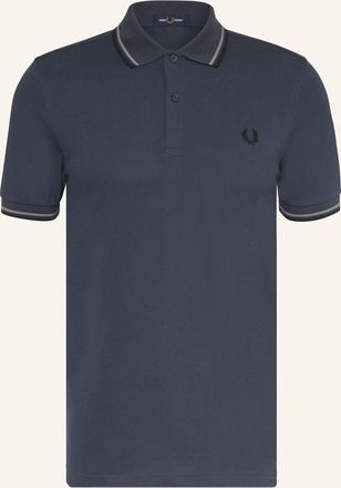 Fred Perry Piqu&eacute;-Poloshirt blau