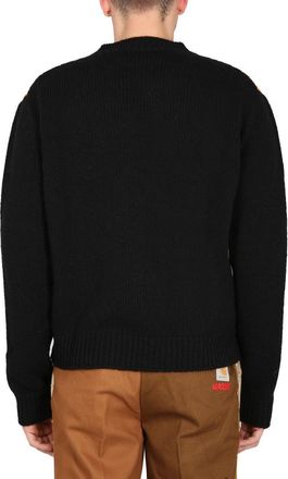 Marni Virgin Wool and Silk Sweater - Multicolor