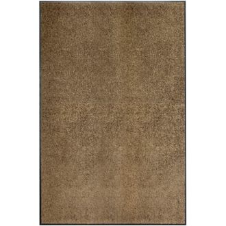 vidaXL Paillasson lavable Marron 120x180 cm