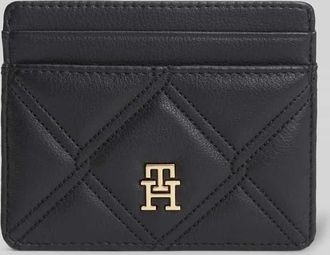 Tommy Hilfiger Portemonnaie f&uuml;r Karten mit Logo-Detail
