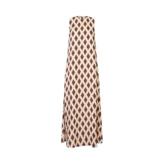 F.R.S. For Restless Sleepers Megera Lang Rundhalskleid - - Dresses - Damen - Beige - M