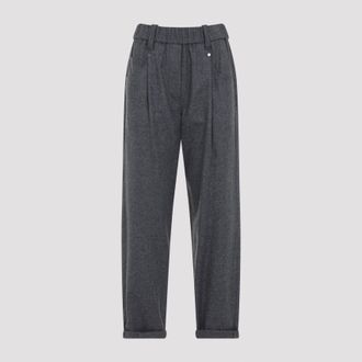 Brunello Cucinelli Brunello Cucinelli Pantalon &agrave; enfiler