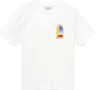 Casablanca Homme, Tops, Blanc, Taille: 2XL T-Shirt