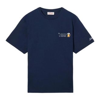 MC2 Saint Barth Homme, Tops, Bleu, Taille: 3XL T-Chemises